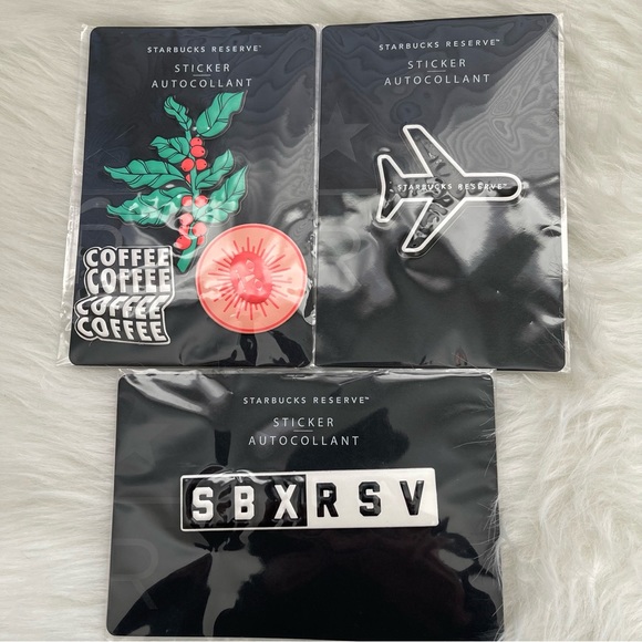 Starbucks | Dining | Starbucks Reserve Stickers Set Of Three New In ...